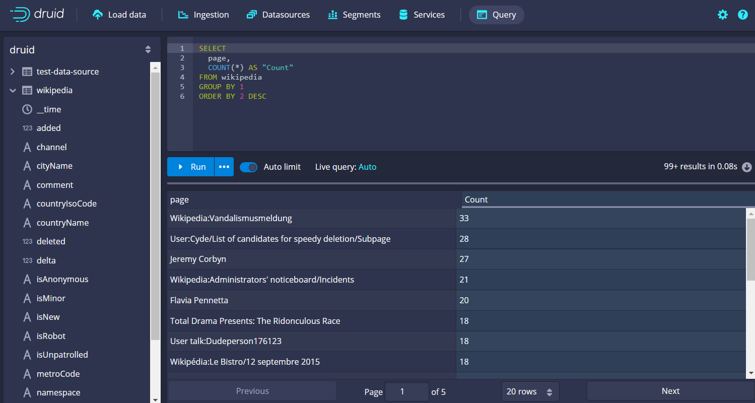 Apache Druid 联机分析处理(OLAP) | 凡间的精灵