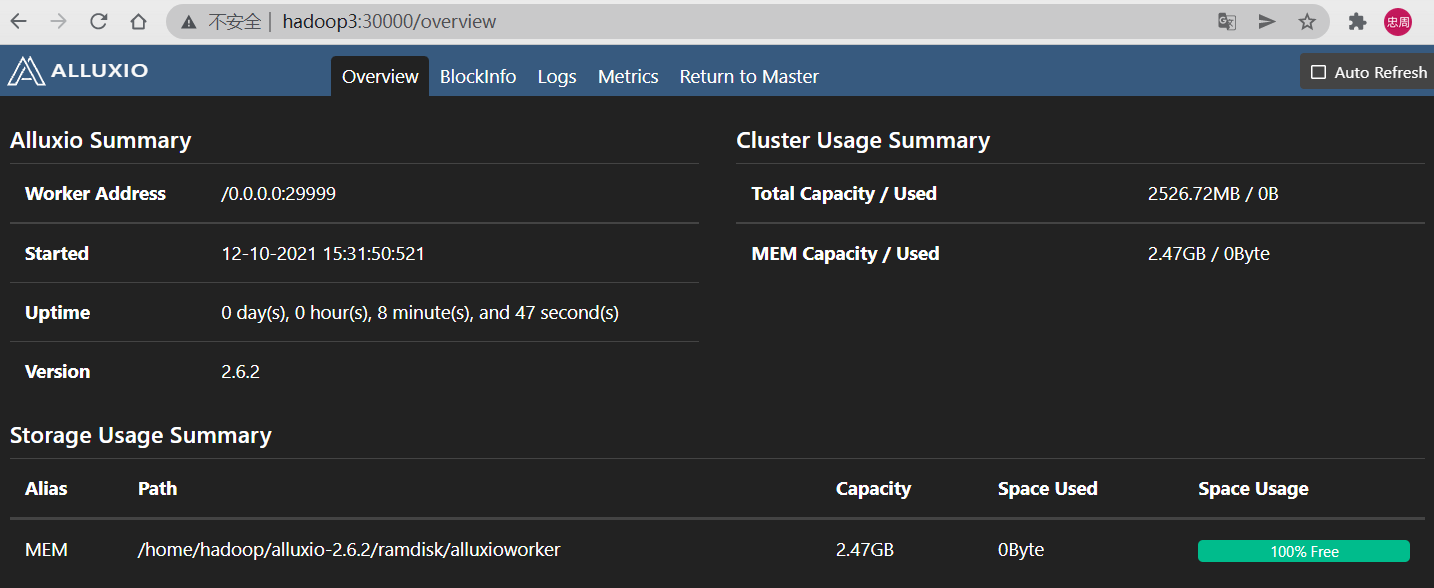 Alluxio 分布式内存虚拟文件系统 | 凡间的精灵